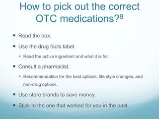 Herbal and OTC poster | PPTX