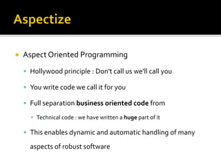 AspectizeAndYou | PPT