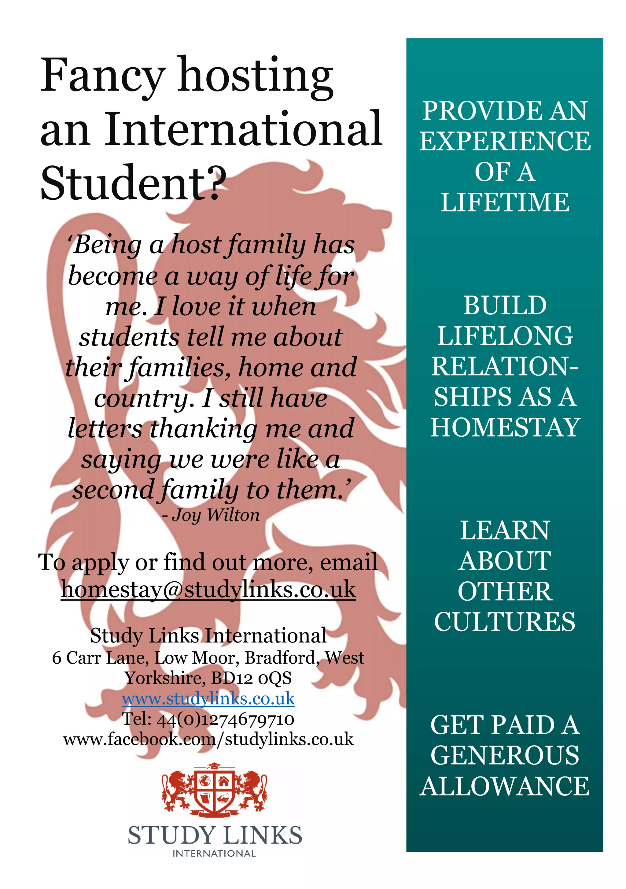advert homestay | PDF