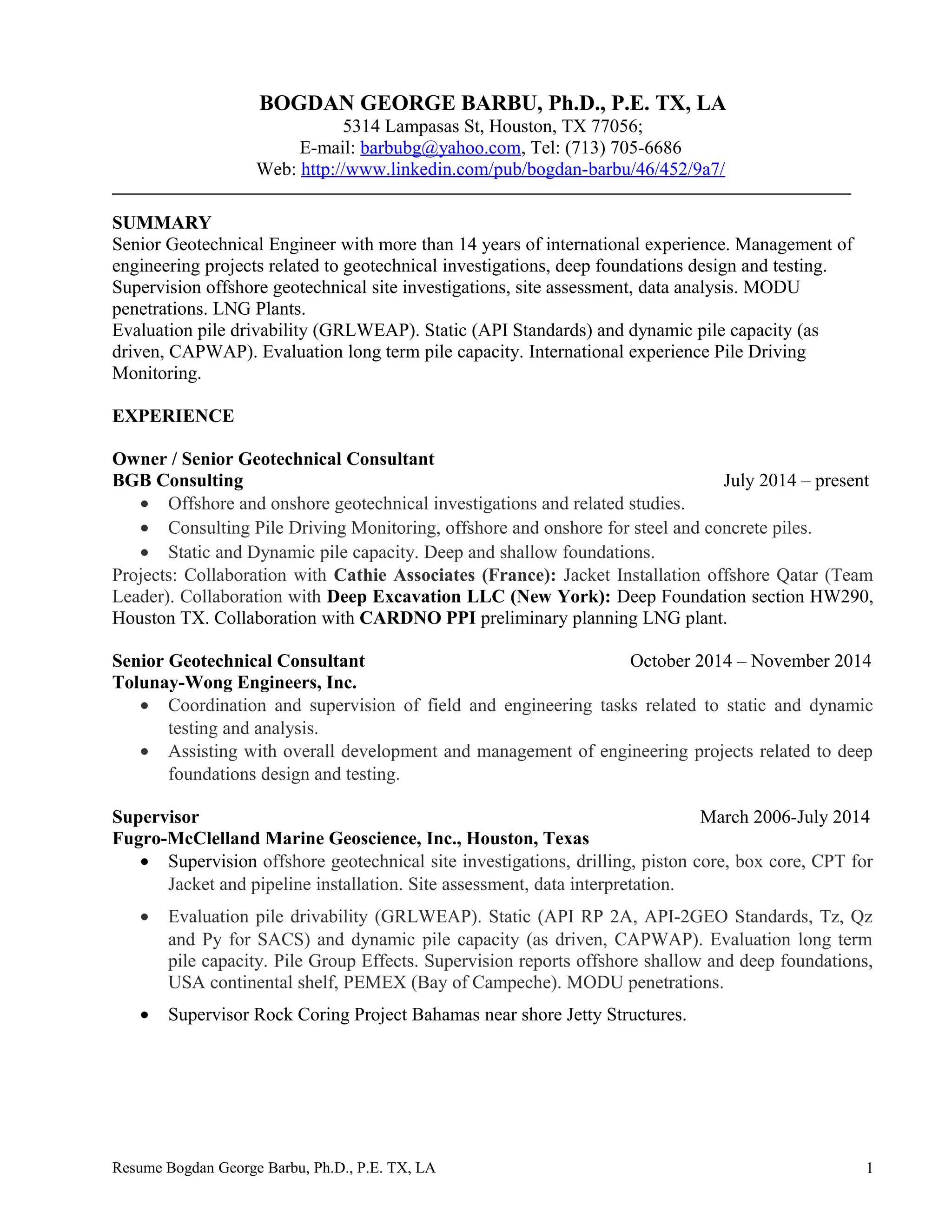 ResumeBogdanGBarbu | DOC