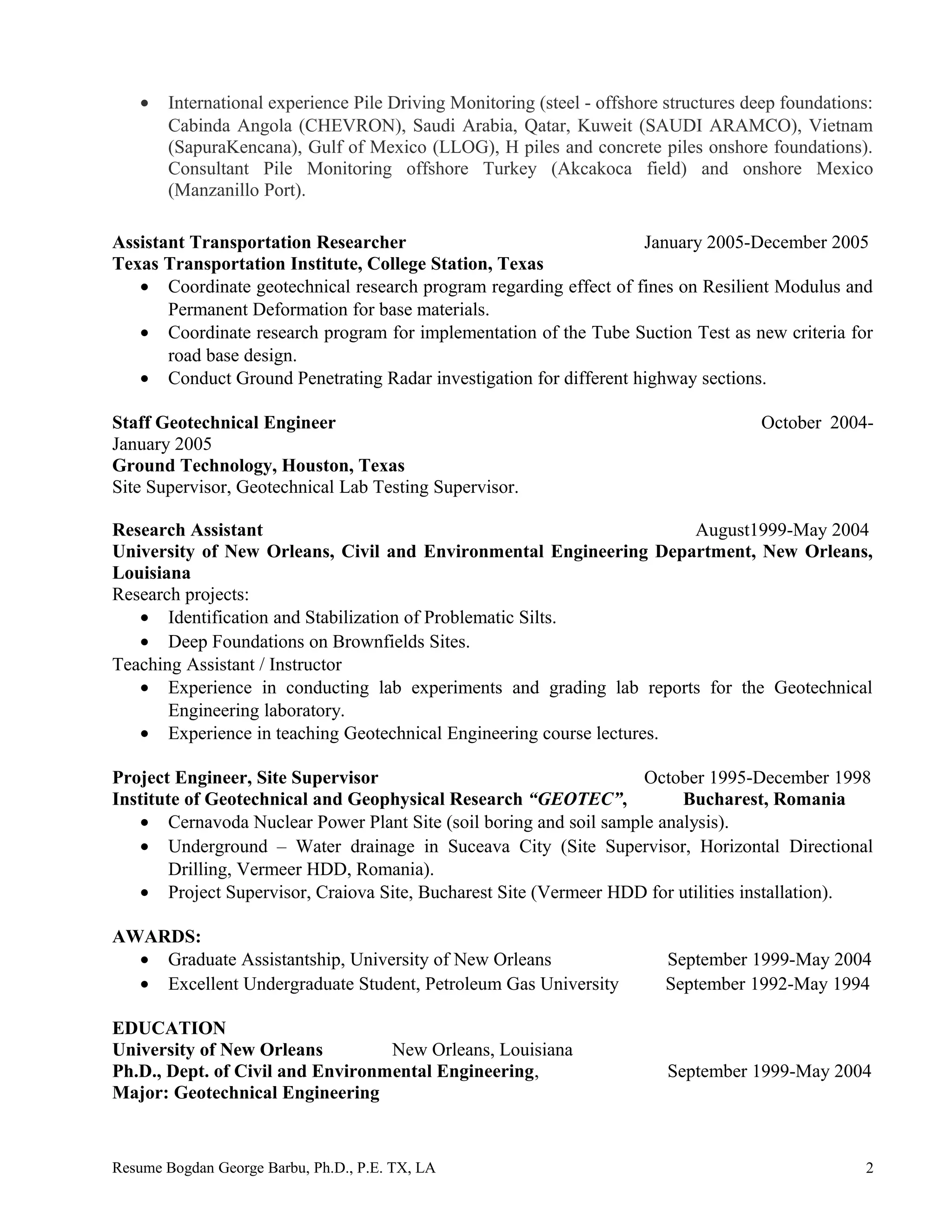 ResumeBogdanGBarbu | DOC