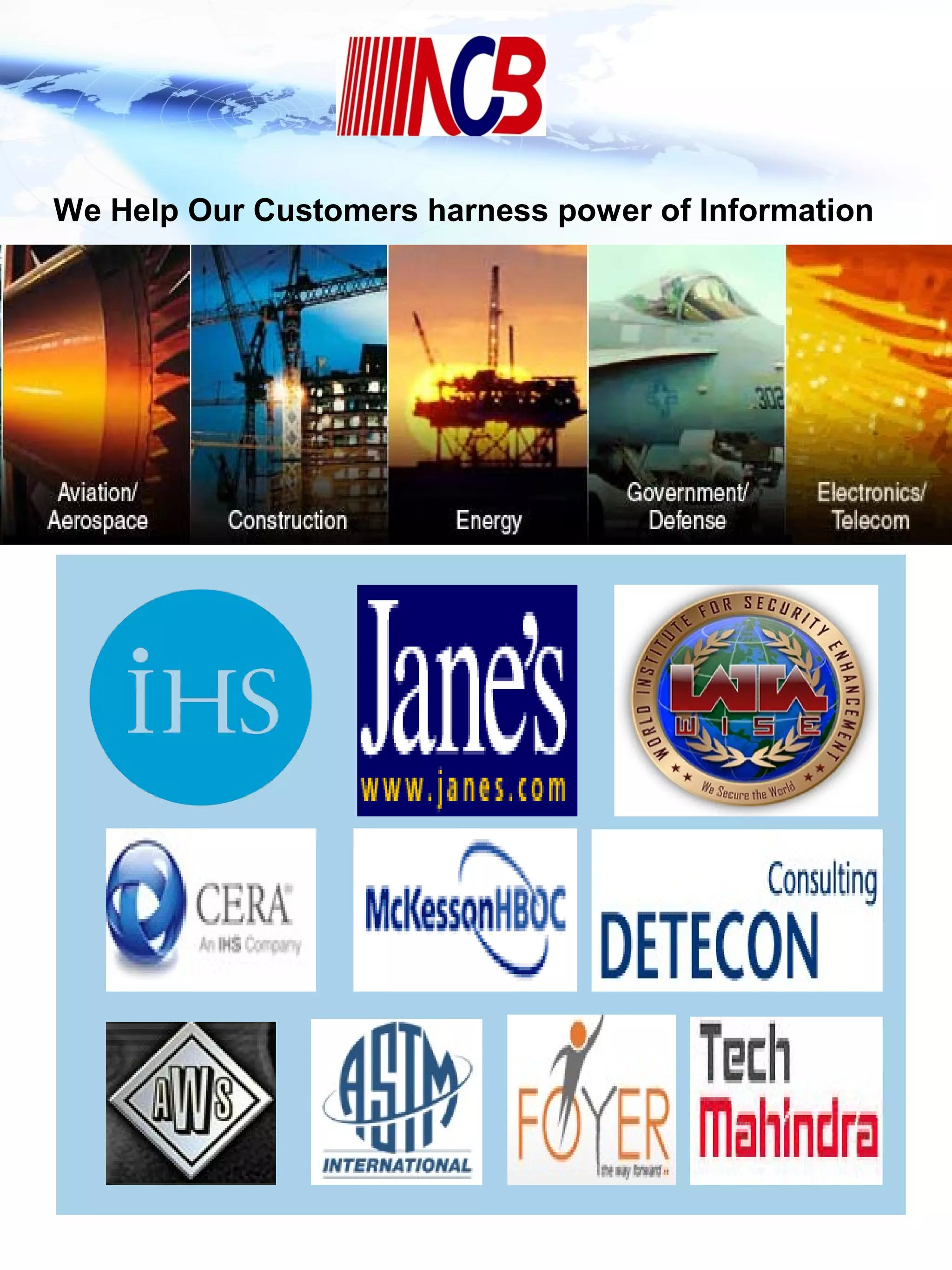 NCB PROFILE - with vocational training | PPT