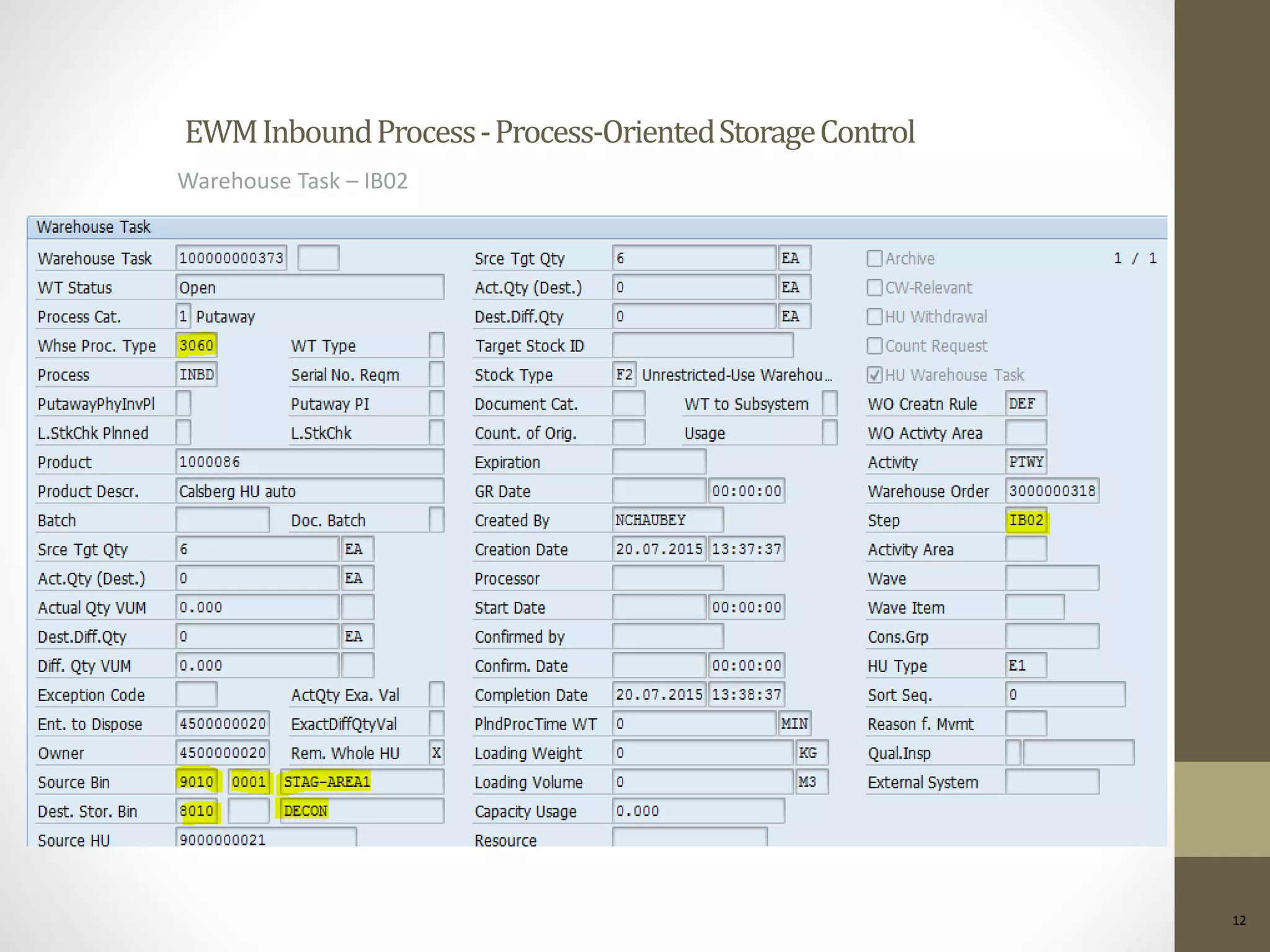 EWM POSC AND WOCR | PPTX