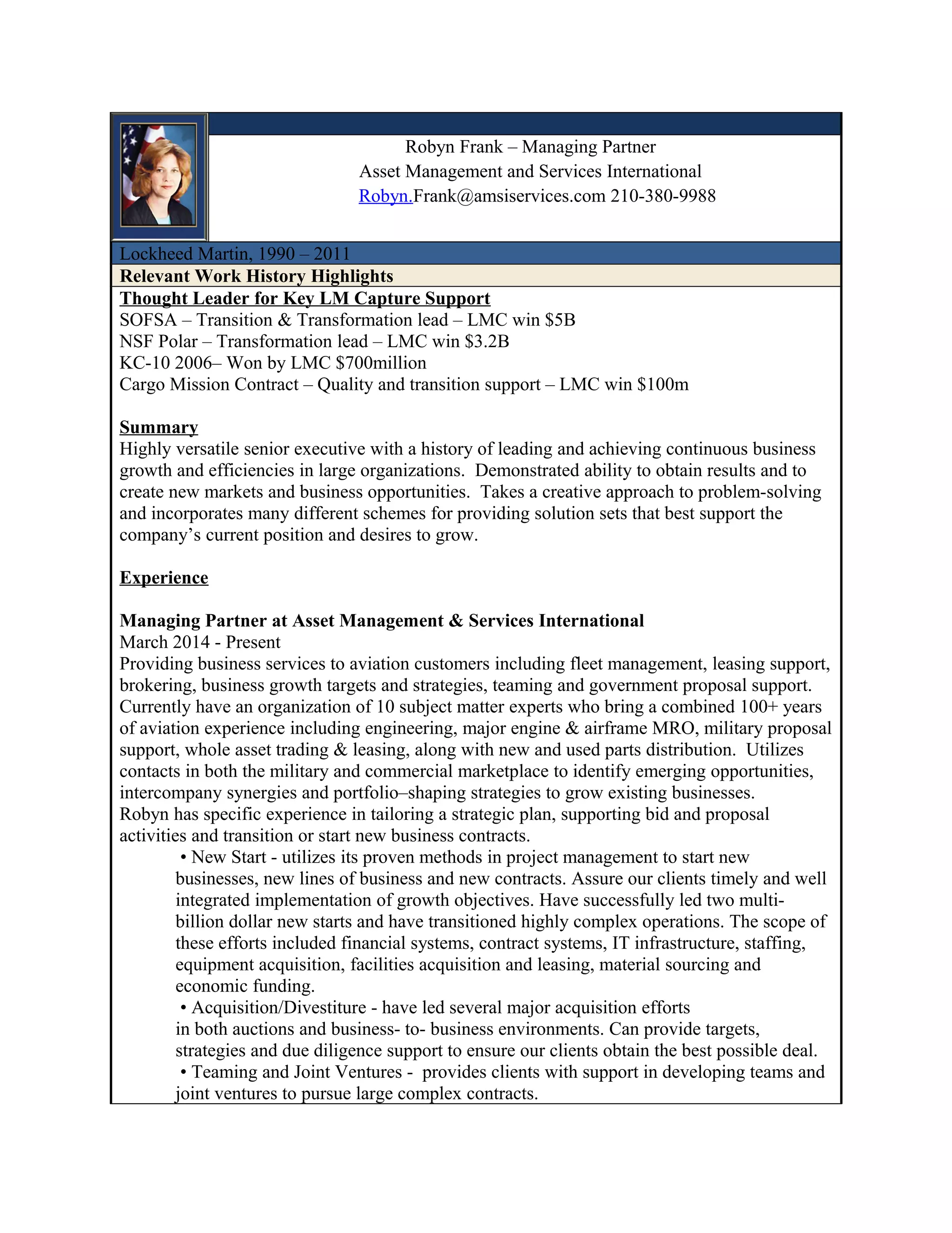 RobynFrank resume | PDF