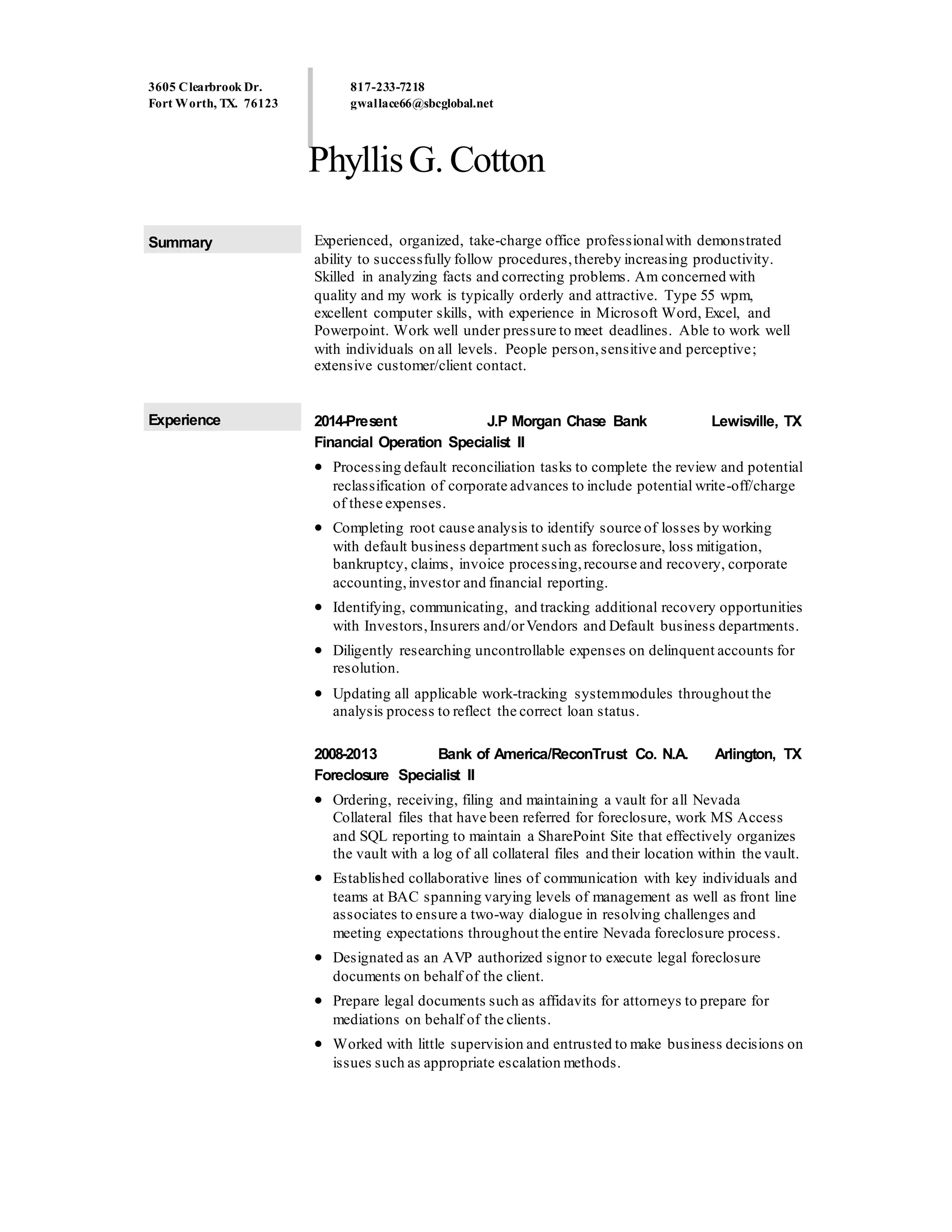 Phyllis resume2016 | DOCX