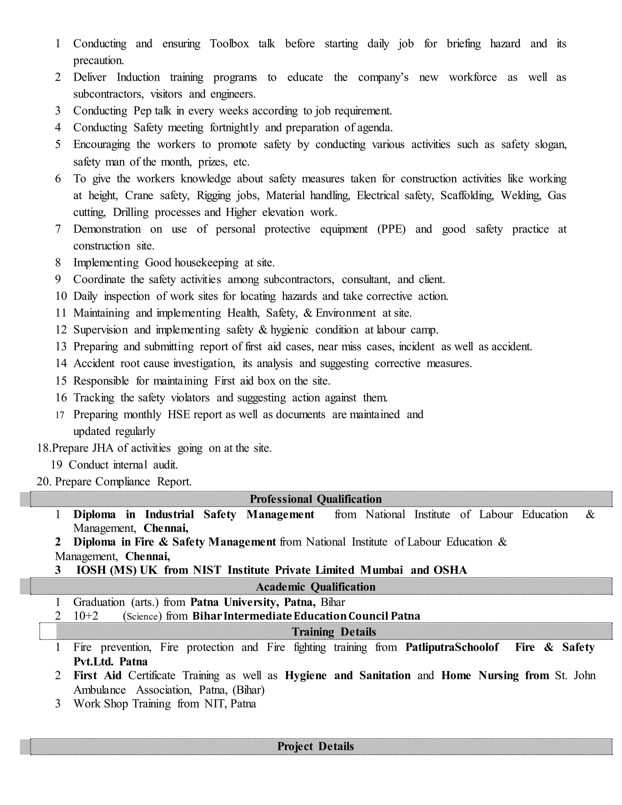 UPdated CV Manower iqbal (2)(1) | DOCX | Civil Engineering Industry | Industries