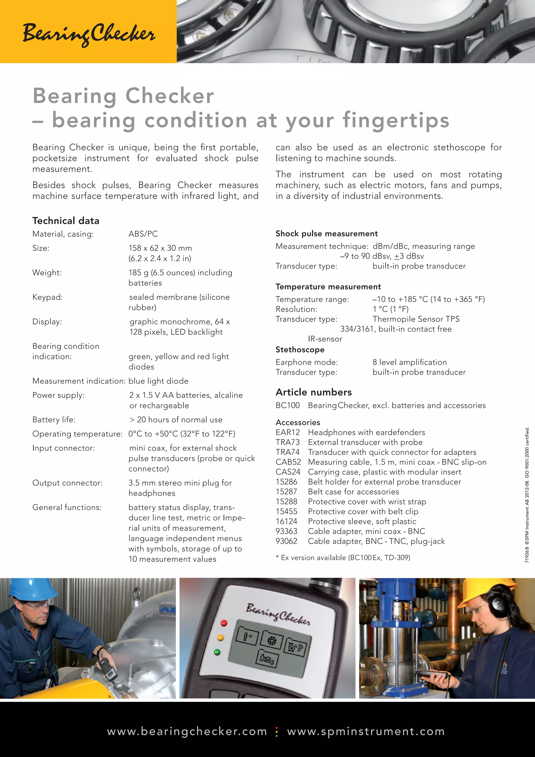 BearingChecker MK | PDF