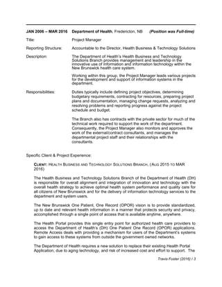Travis_Foster_PEng Resume (2016) | DOC