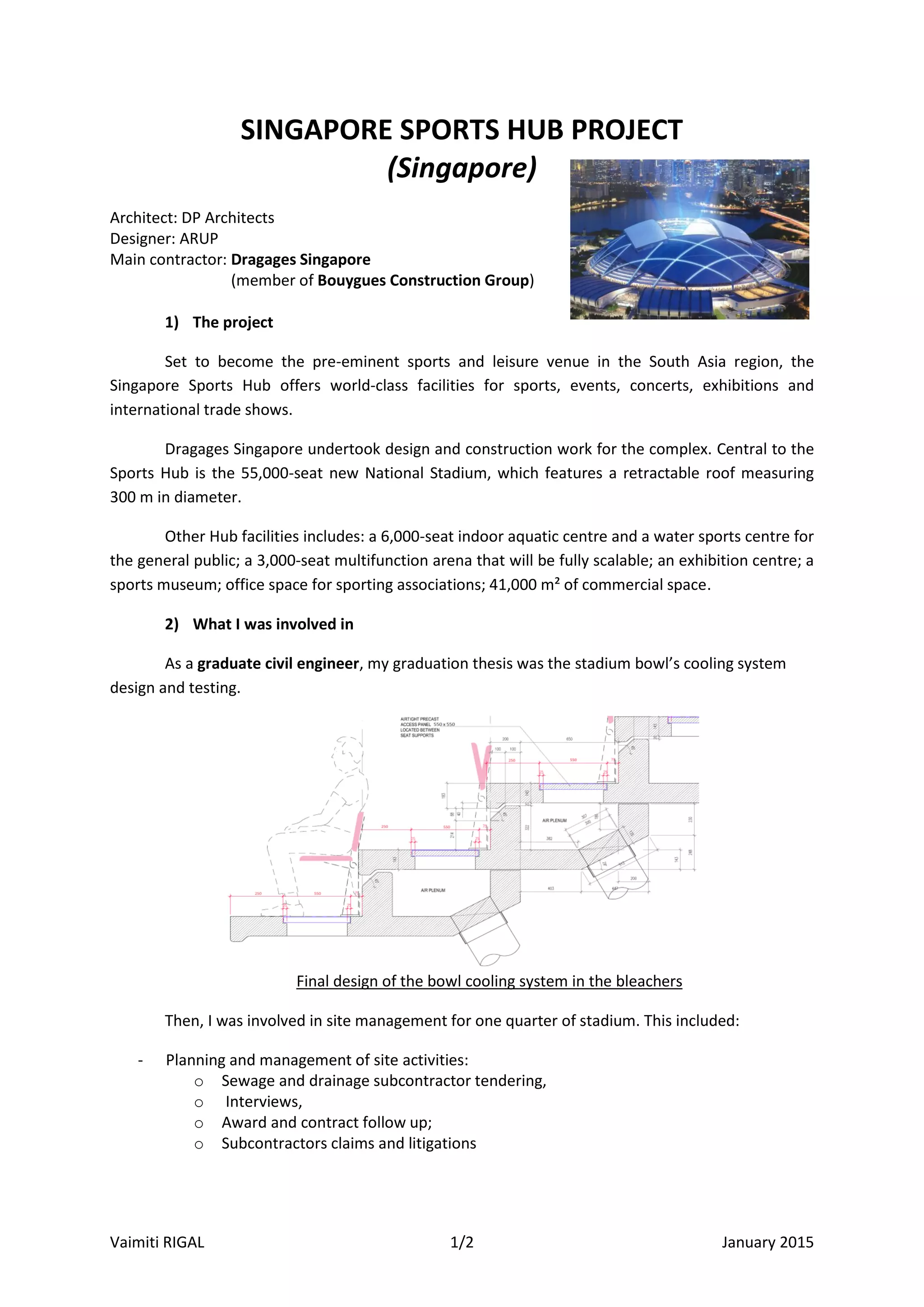 Sports Hub Project | PDF