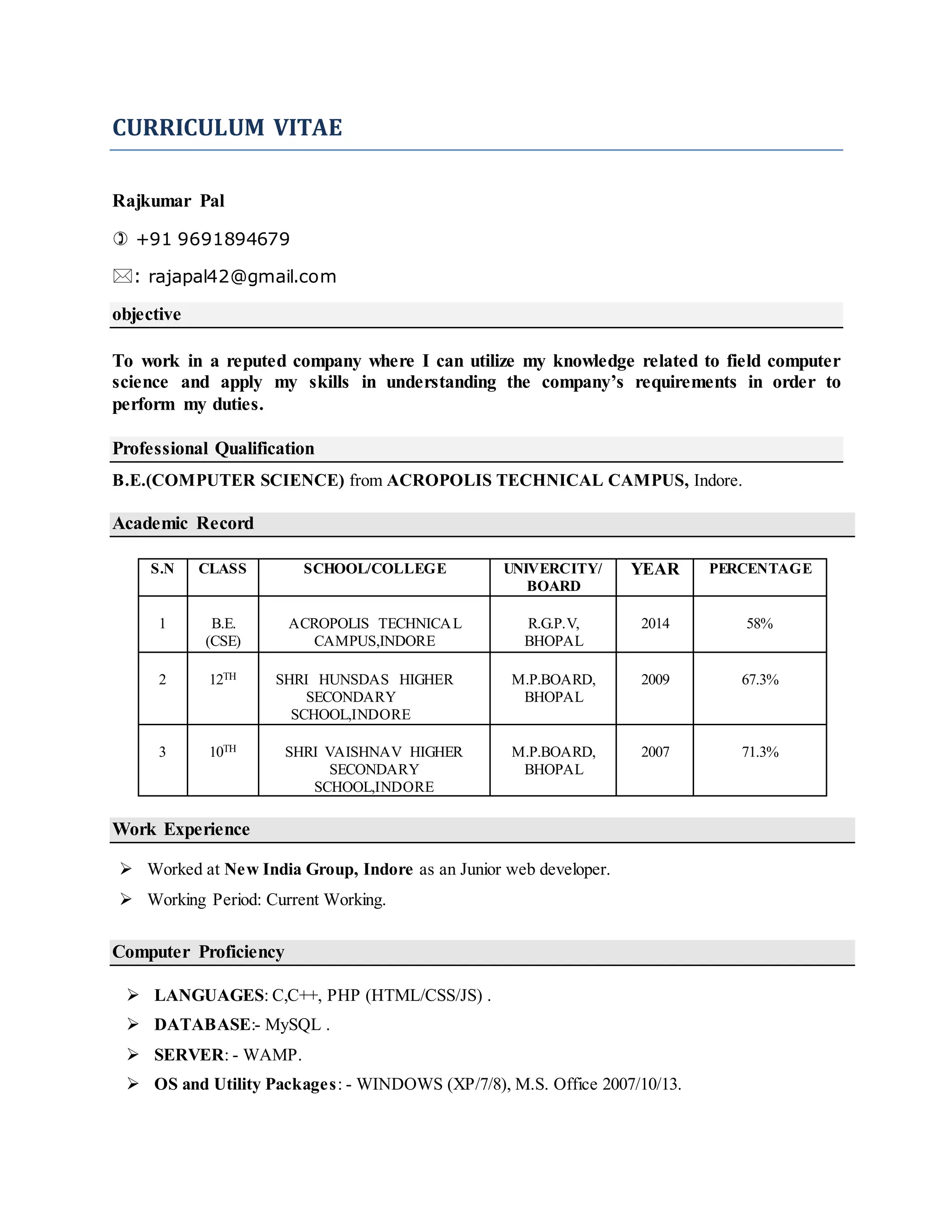raja_resume | PDF