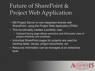 Enterprise PM use of SP at NAU | PPT