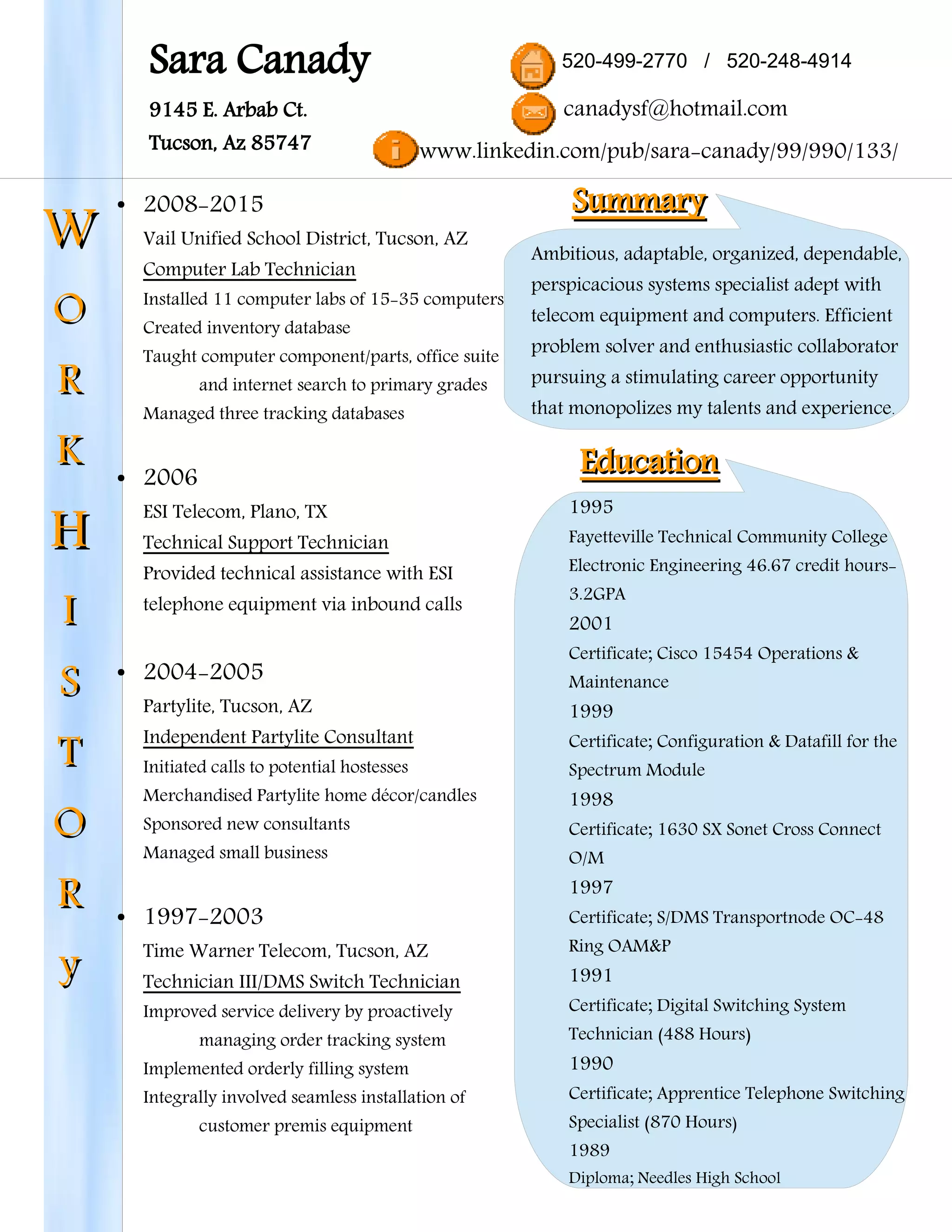 Sara's Resume 2-3-15 | PDF