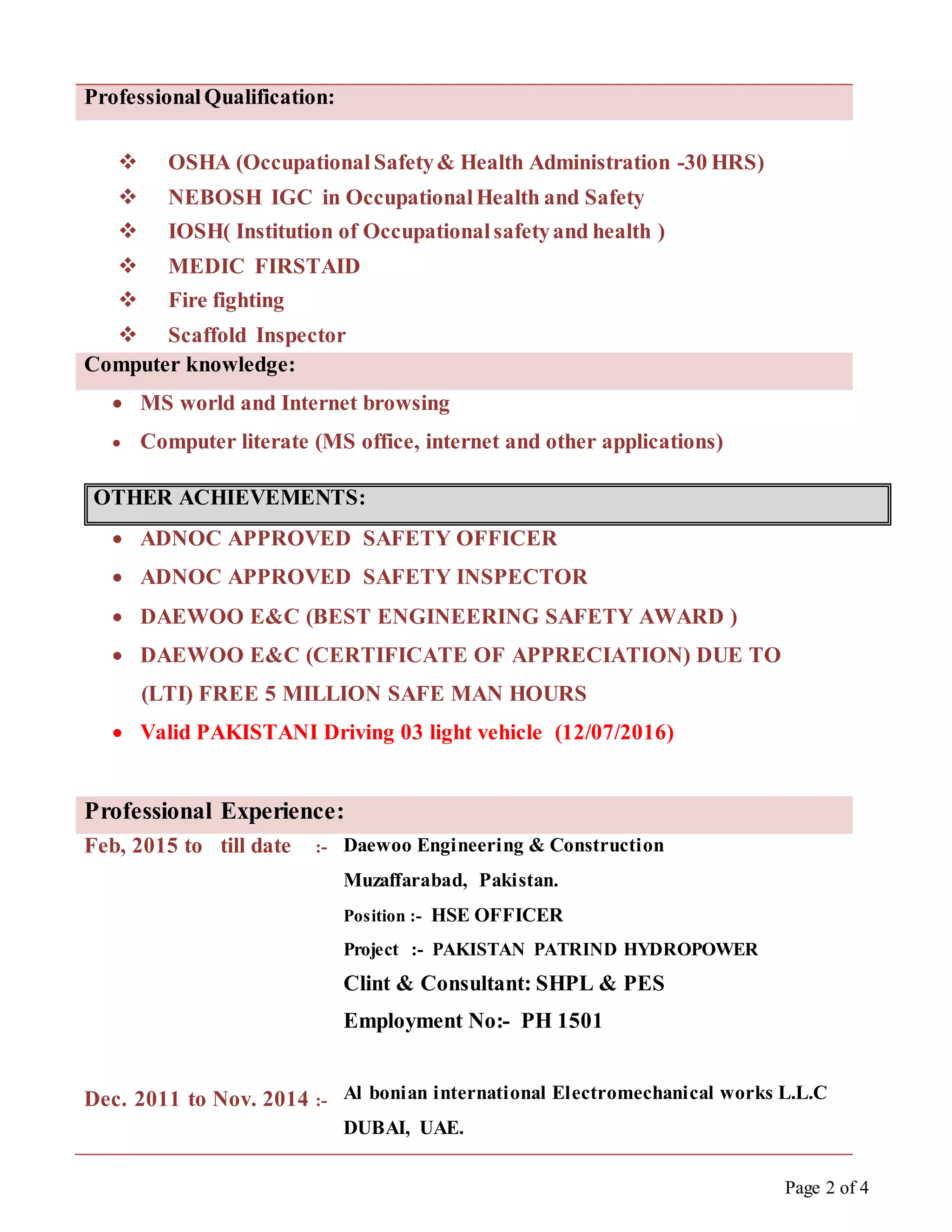 ( IBRAHIM CV ) | PDF