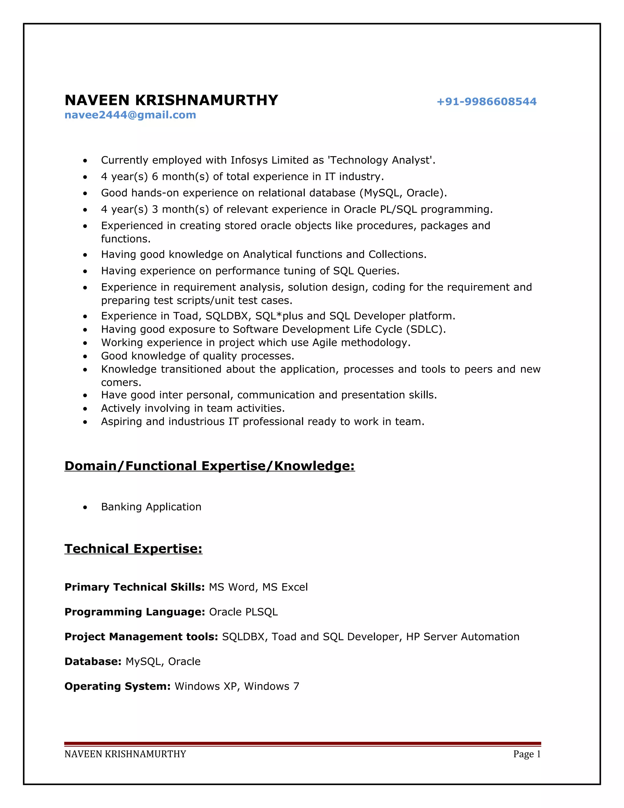 Naveen_Tech_Analyst | PDF