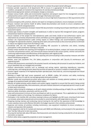 JAVAID_CV_HSE N | DOC | Civil Engineering Industry | Industries