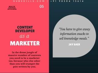 6 Little-Known Roles of Every Famous Content Developer | PPT