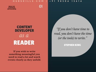 6 Little-Known Roles of Every Famous Content Developer | PPT