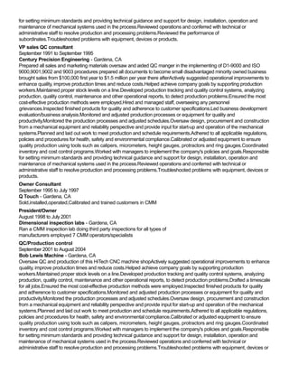gary santos Resume | PDF