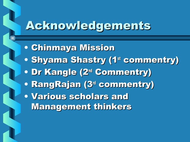 principles of Management from Kautilya's Arthashastra - MBA