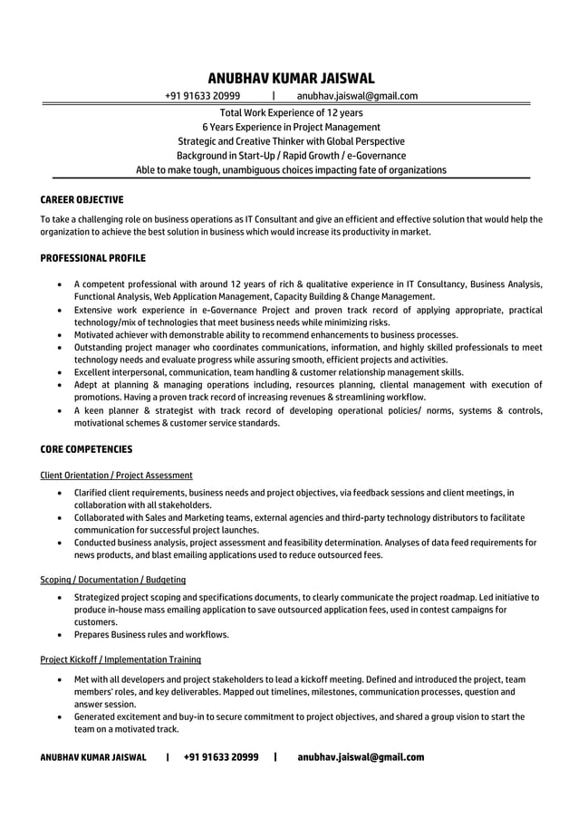 Anubhav_Resume_2015 | PDF