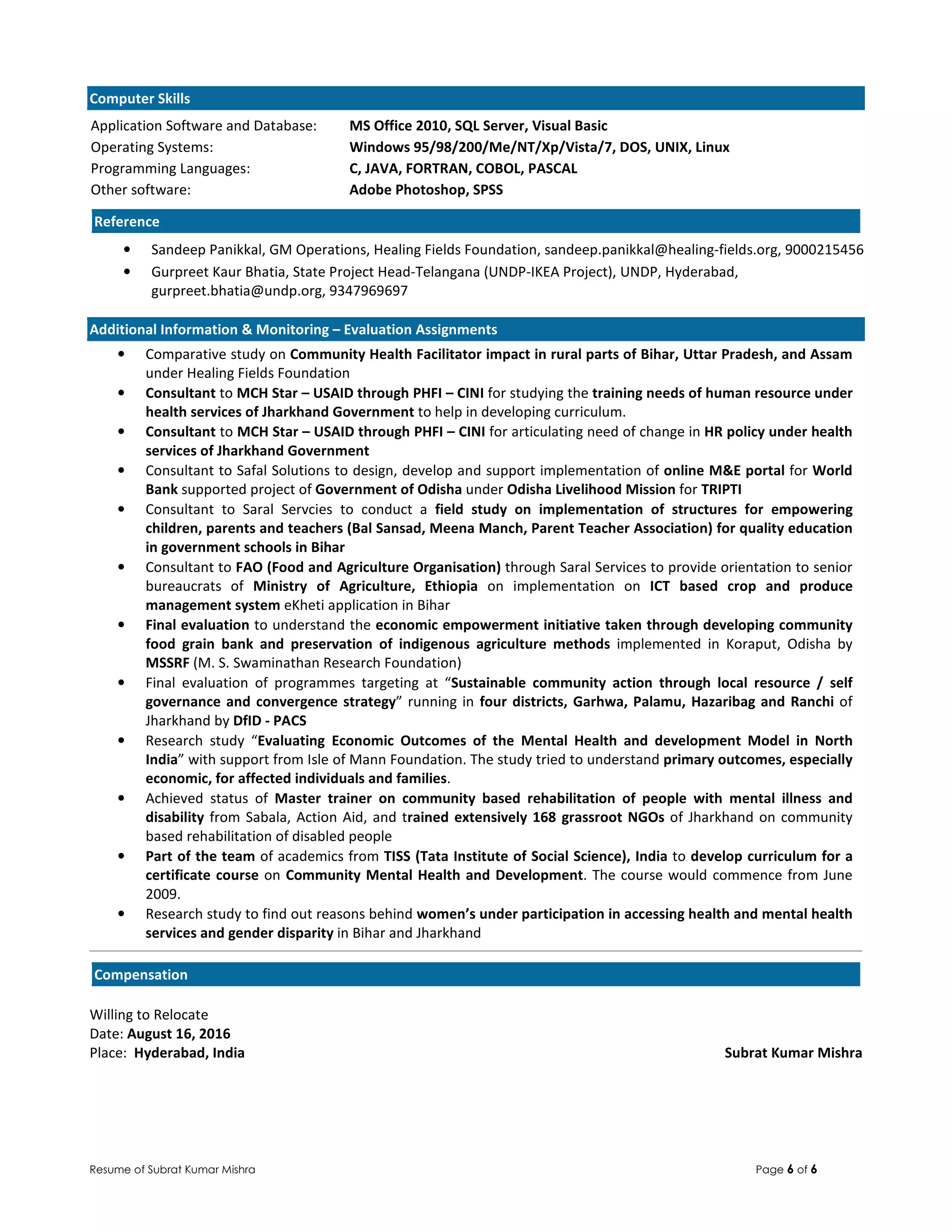 Subrat Kumar Mishra | PDF