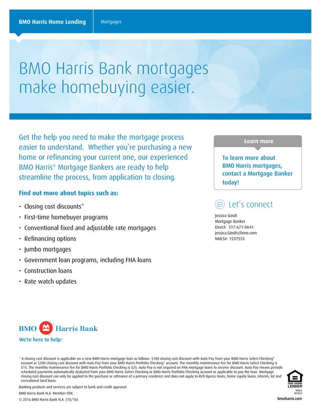 BMO has to offer.PDF | Home Financing | Personal Debt