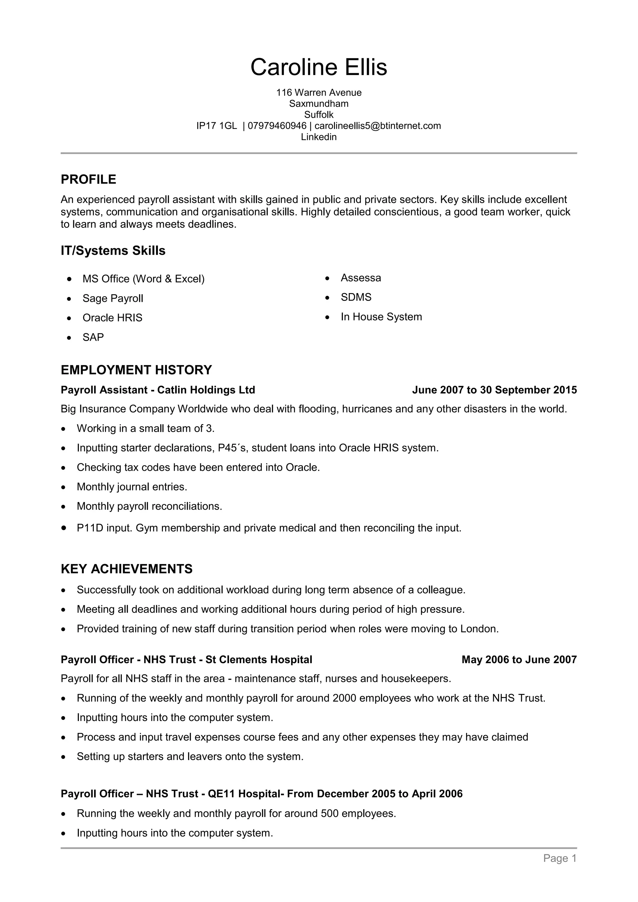 My CV - Updated | PDF