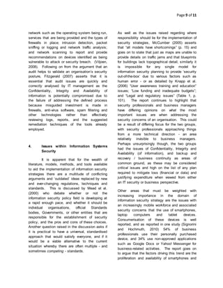 Information Systems Security & Strategy | DOCX