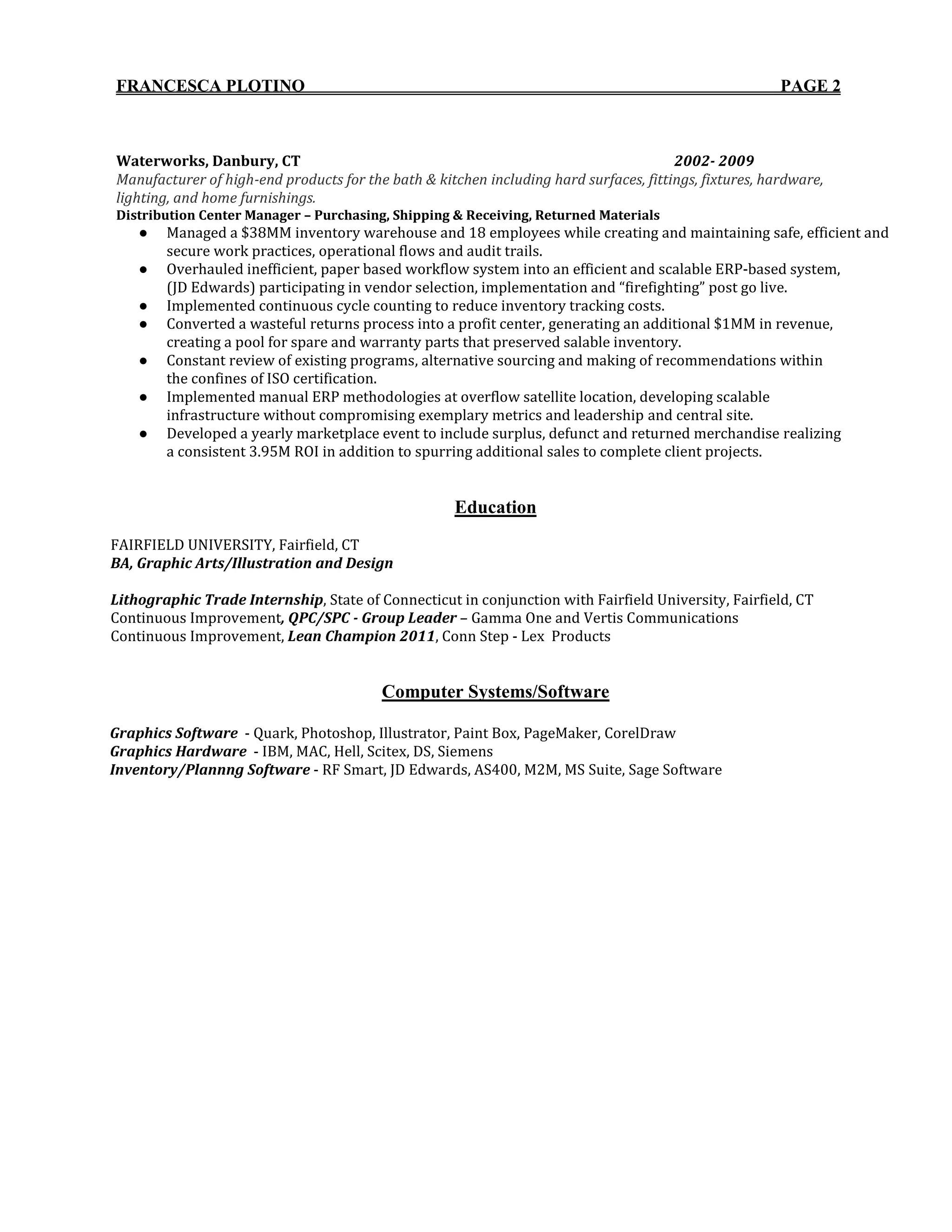 FP RESUME - AZ | DOCX