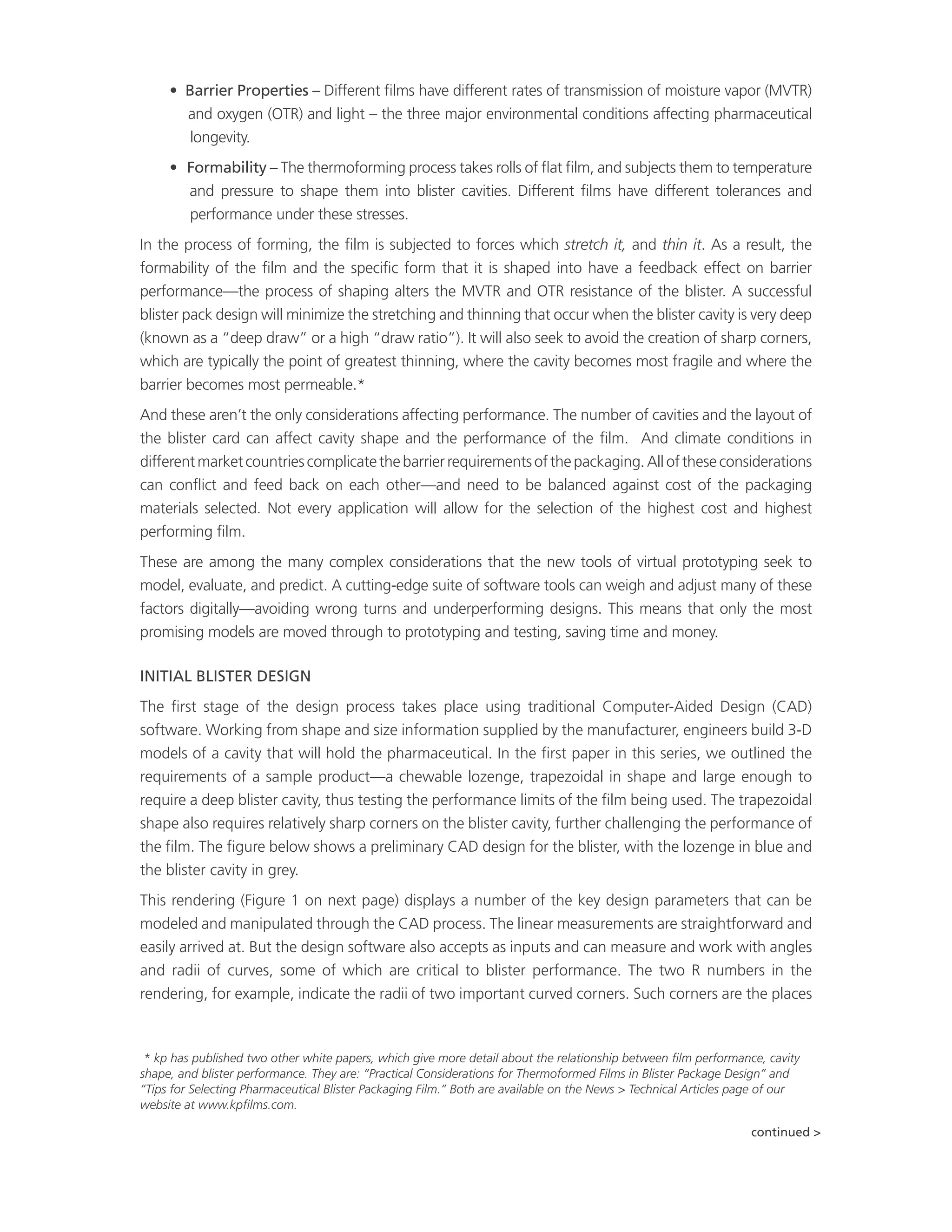 White Paper-Virtual Prototyping of Blister Packaging | PDF