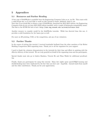 Tutorial 1 - Computer Aided Design (Final Release) | PDF