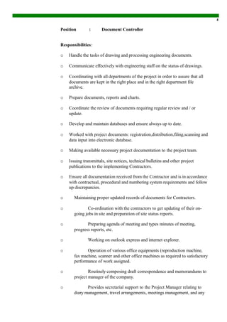 CV -document controller Tufeeq Ahmed | DOC
