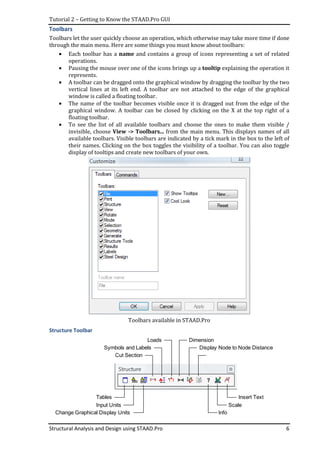 STAAD.Pro_Trg_Course_Material | PDF