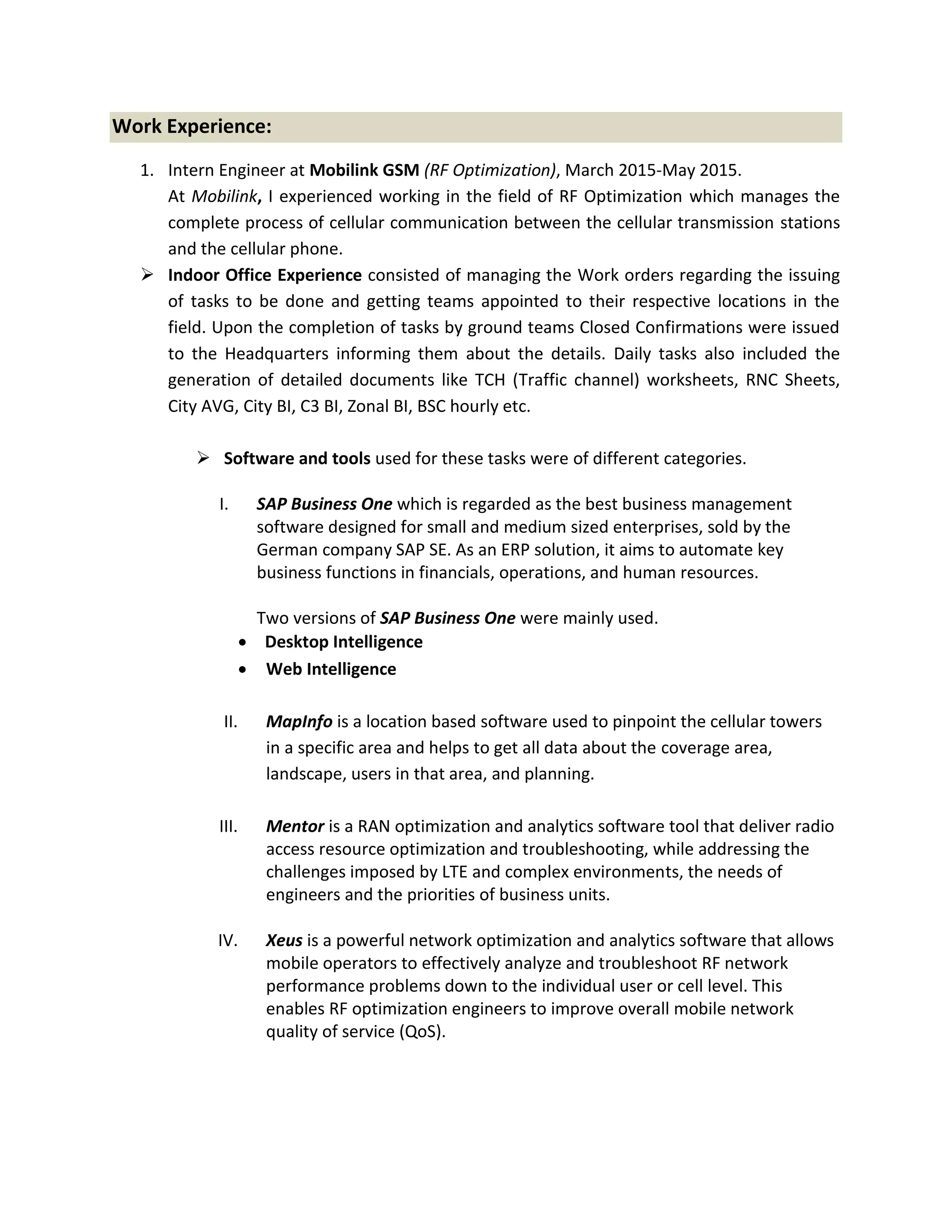 Ahmad Arbaz CV updated | PDF