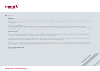 Omnix_Corporate_Guidelines_2013 | PPT