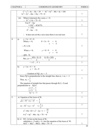 F4 Add Maths - Coordinate Geometry | PDF