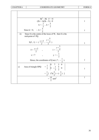 F4 Add Maths - Coordinate Geometry | PDF