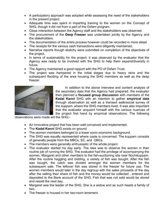 LIVELIHOOD PROJECT FOR WOMEN | PDF