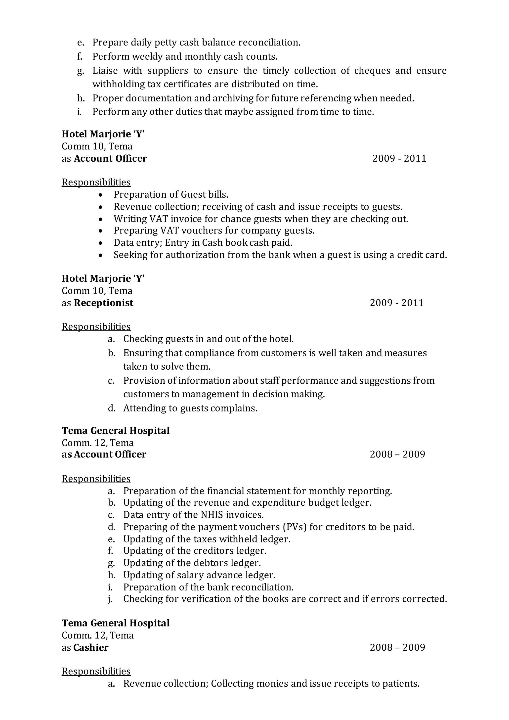 Resume(EmmanueL) 2 | PDF