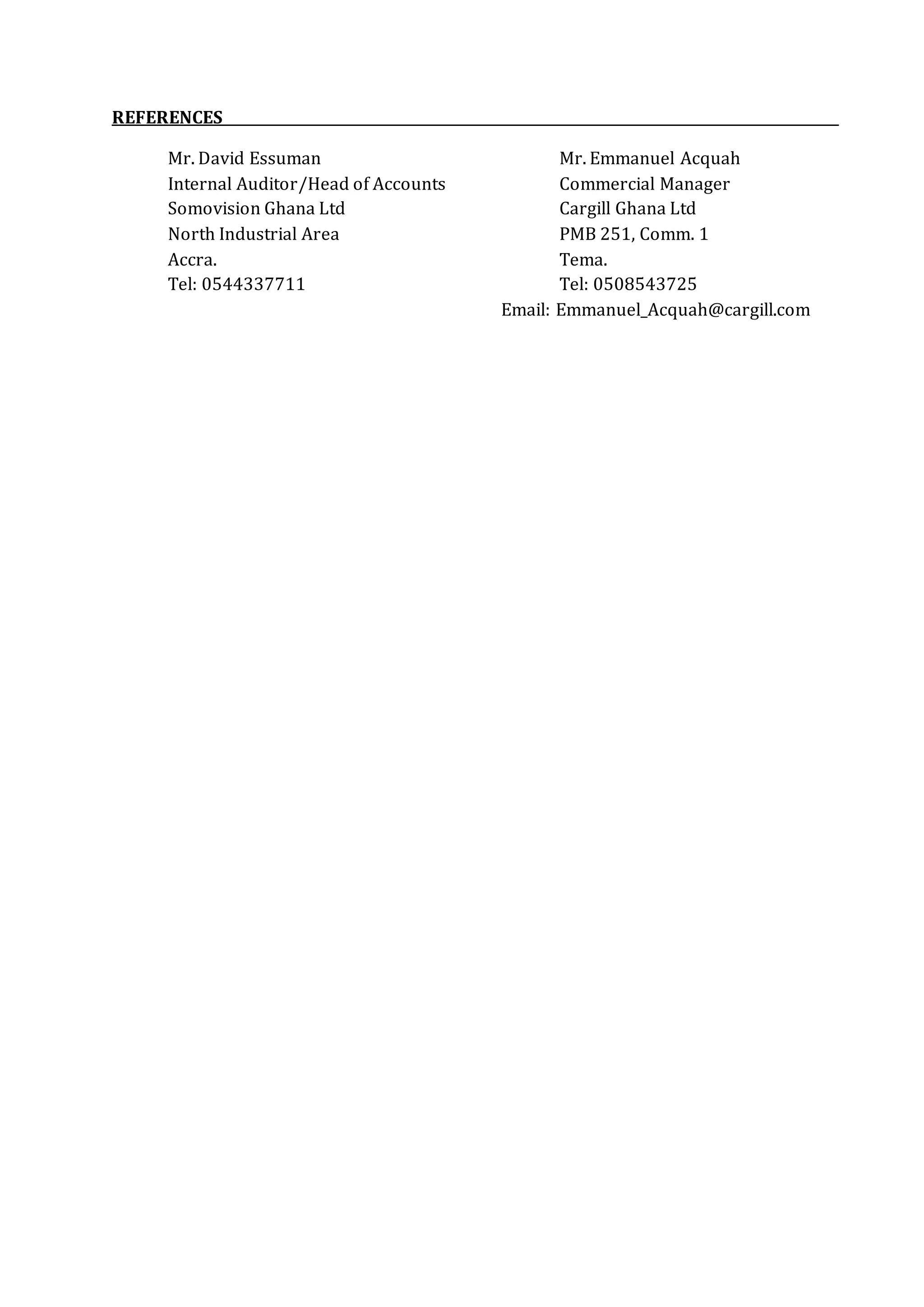 Resume(EmmanueL) 2 | PDF