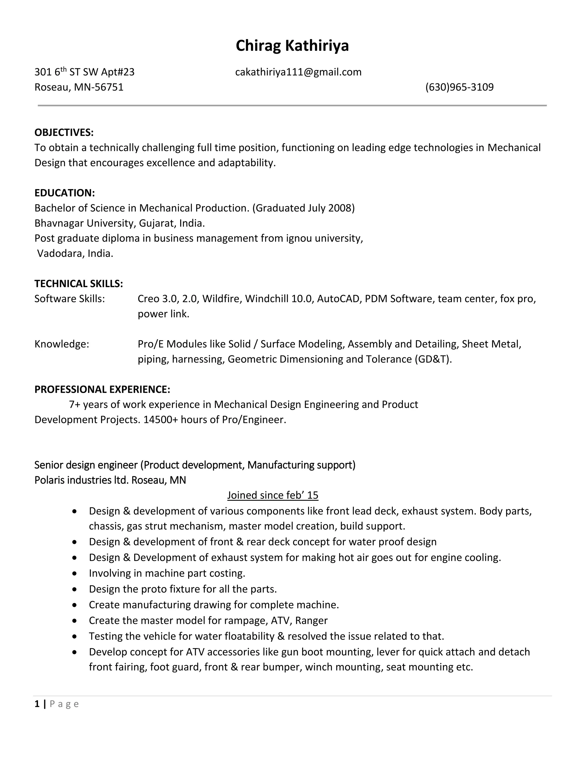 chirag cv_ | PDF
