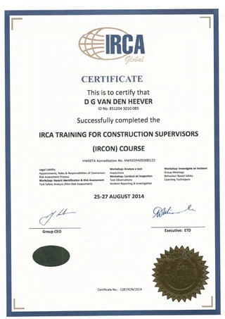 irca Ircon | PDF