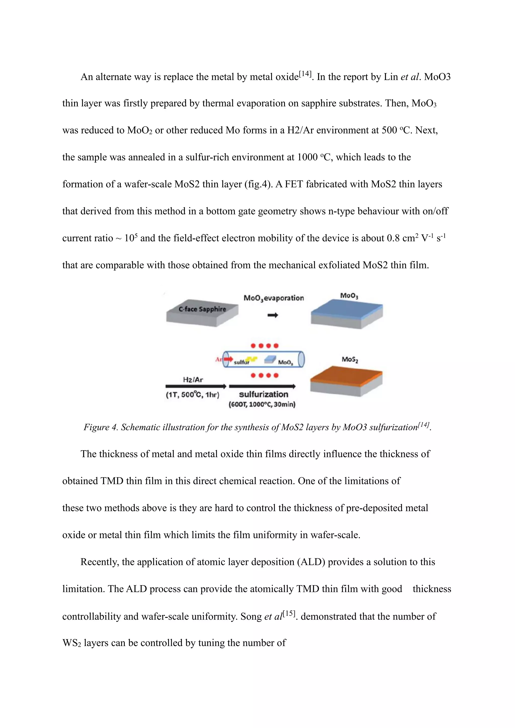 5171 2015 YRen The synthesis of monolayer MoS2 | PDF