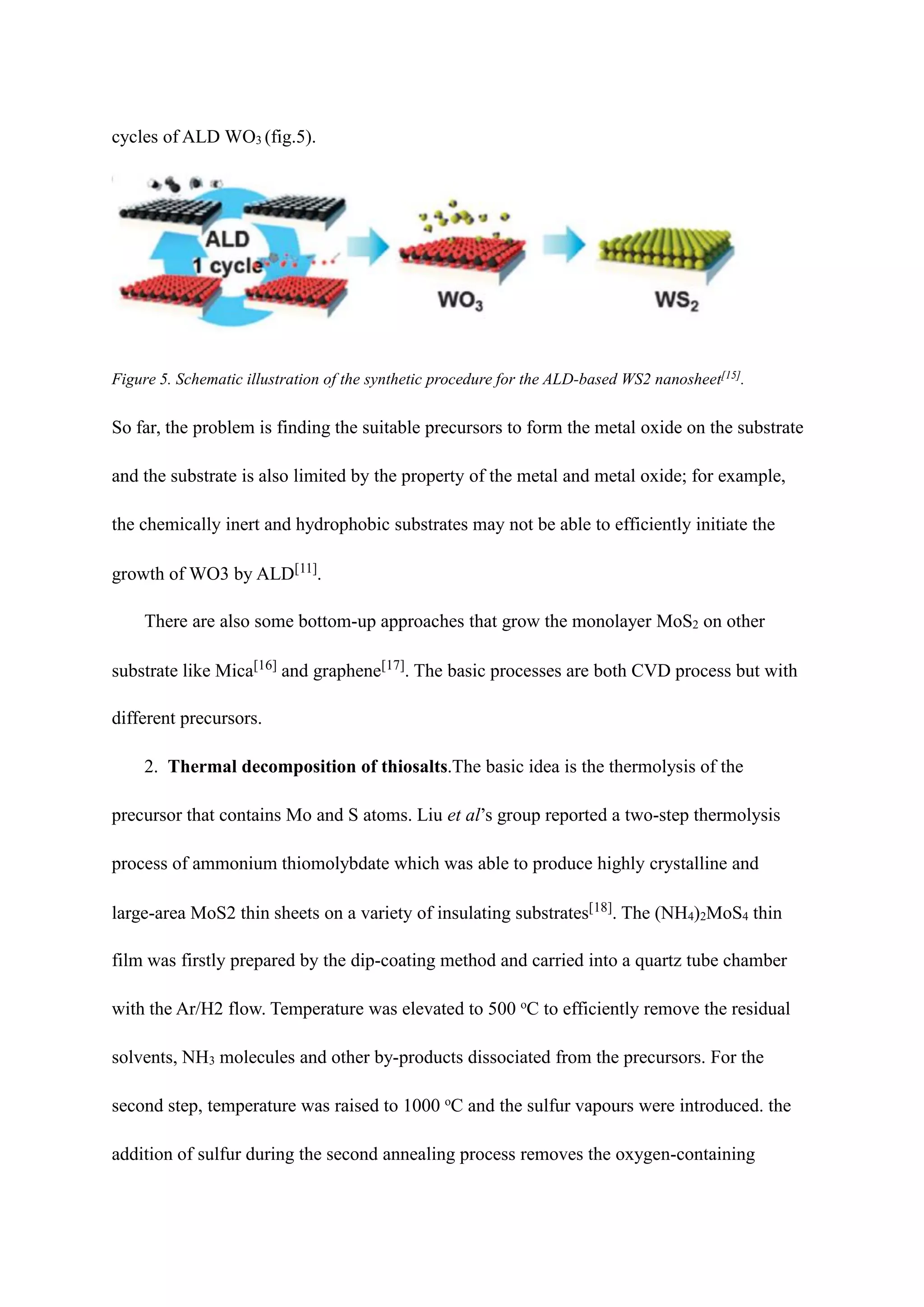 5171 2015 YRen The synthesis of monolayer MoS2 | PDF