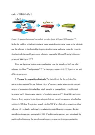 5171 2015 YRen The synthesis of monolayer MoS2 | PDF