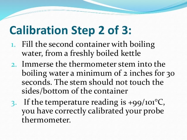 How to Calibrate a Thermometer