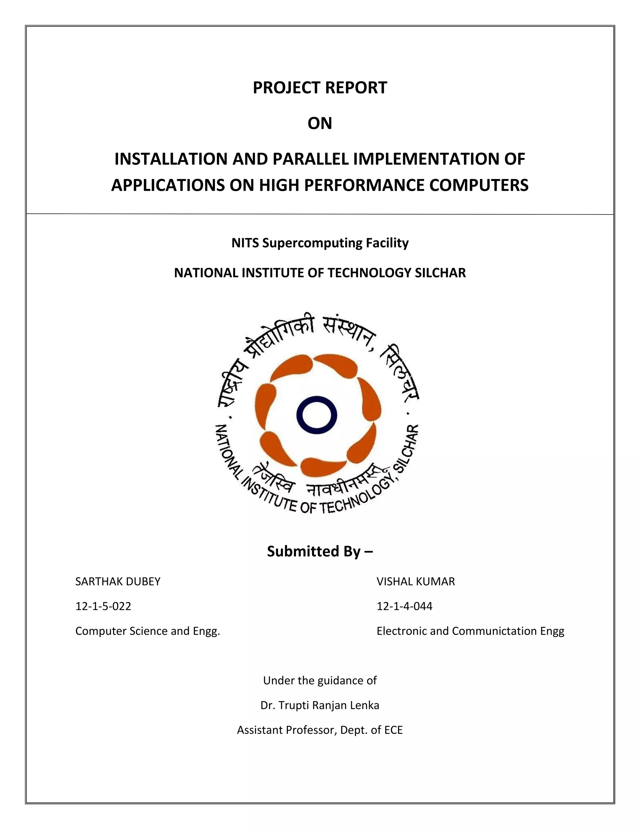 HARD COPY REPORT CDAC | PDF