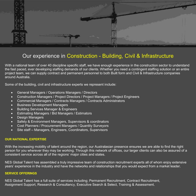 Construction Capability | PDF