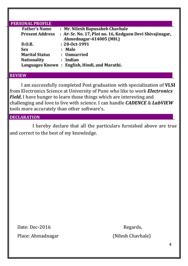 Nilesh_Resume | PDF