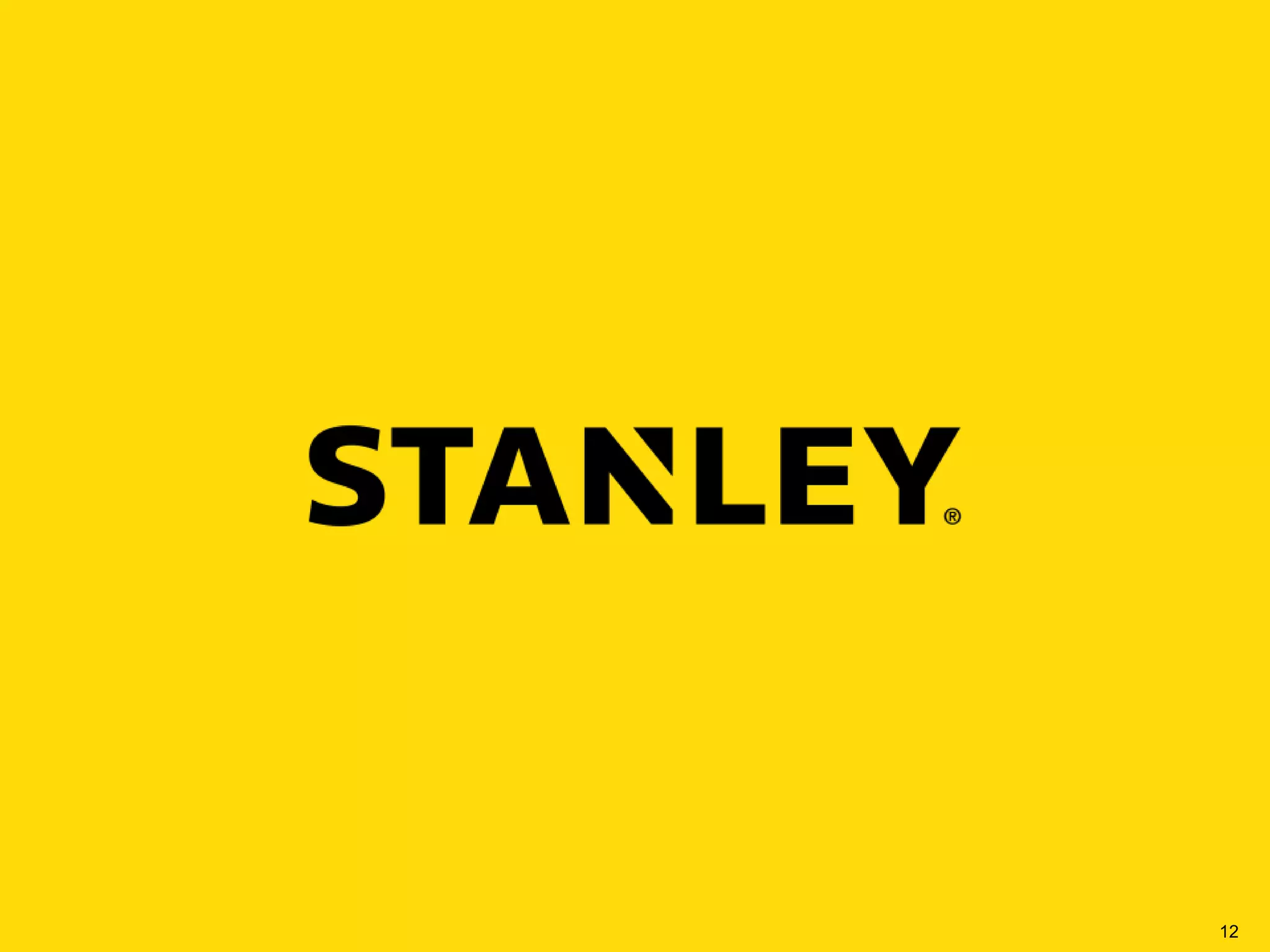 Stanley EMEA Corporate Overview Presentation V1 | PPTX